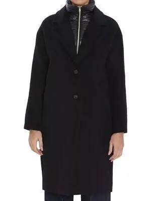 Herno Wool-blend Coat - 9300|black